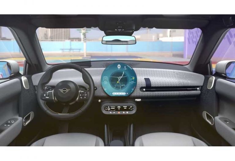 2024 - 2025 MINI Cooper EV 9.44-inch circular OLED Display Brings ...