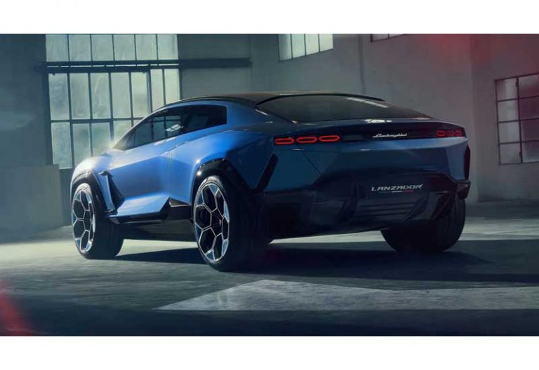 Lamborghini Lanzador Electric SUV Concept Unveils 1300HP with 23-Inch ...
