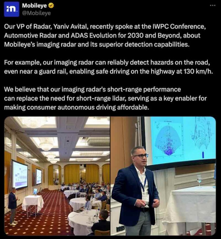 Beyond Lidar: How Tesla Vision-only E2E and MobilEye Radar Are ...