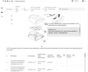 Tesla Launches Parts Catalog Direct-to-Consumer Parts Sales Online: A ...