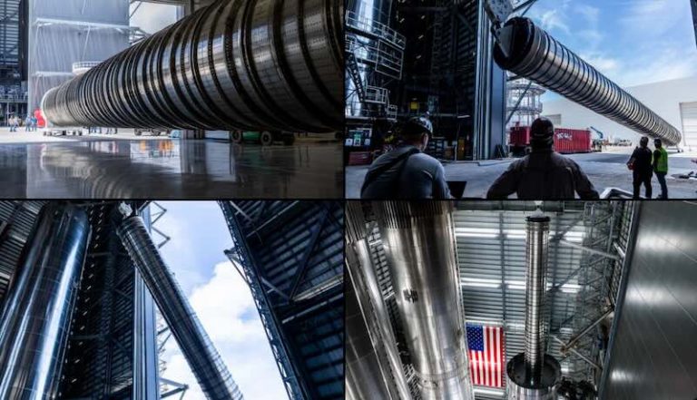 SpaceX Installs Massive Fuel Transfer Tube in Next Generation V3 Super ...