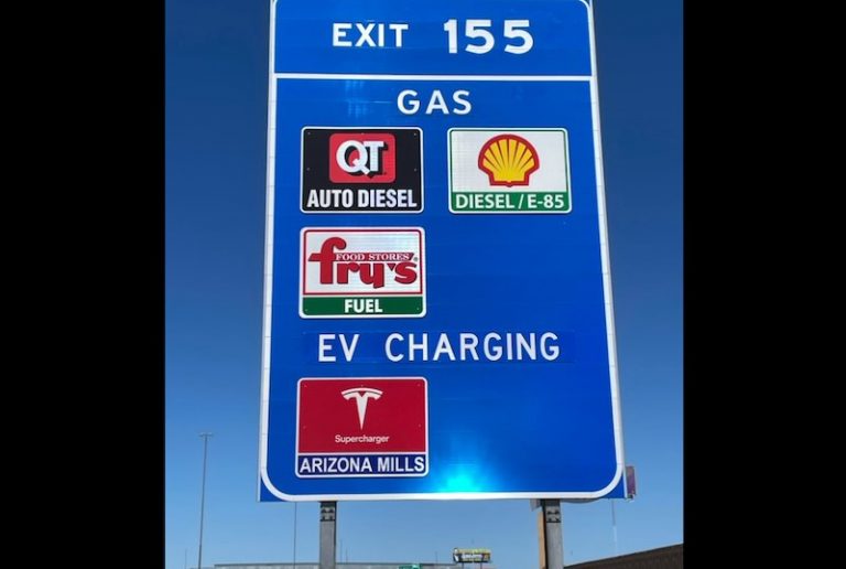 Tesla Supercharger Locations Now Appearing on Highway Signs ...