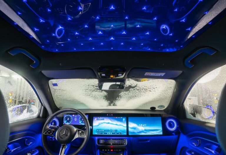 Mercedes GLB EV Interior Unveiled: Triple Screens & Smart Glass Tech ...