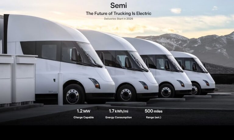 Tesla Semi Production Specs Released: Standard vs Long Range Trims ...