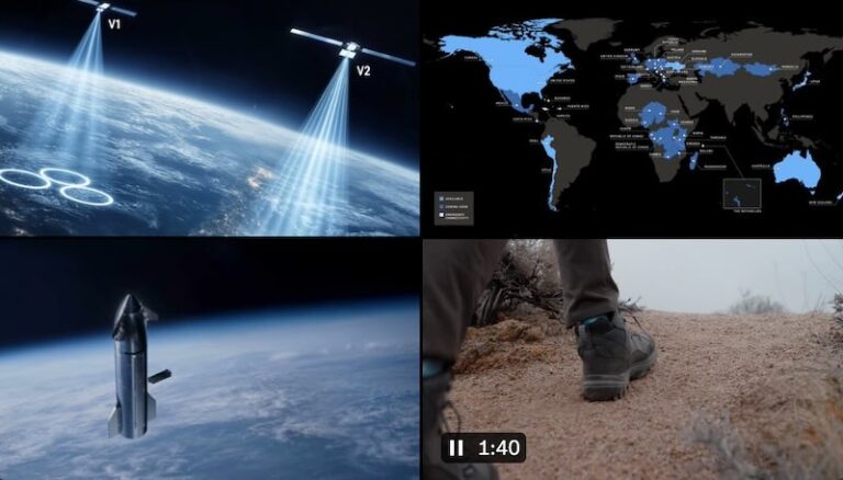 SpaceX Launches Updated Starlink Mobile Site With V2 Satellite Details ...