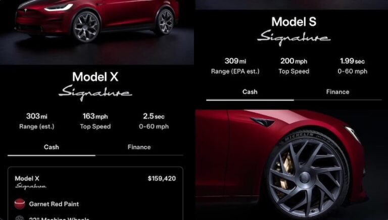 Tesla Model S & Model X Plaid Signature Edition: 350 Exclusive Units at ...